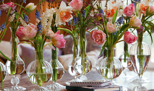 Lindas blomster: Transparent stil