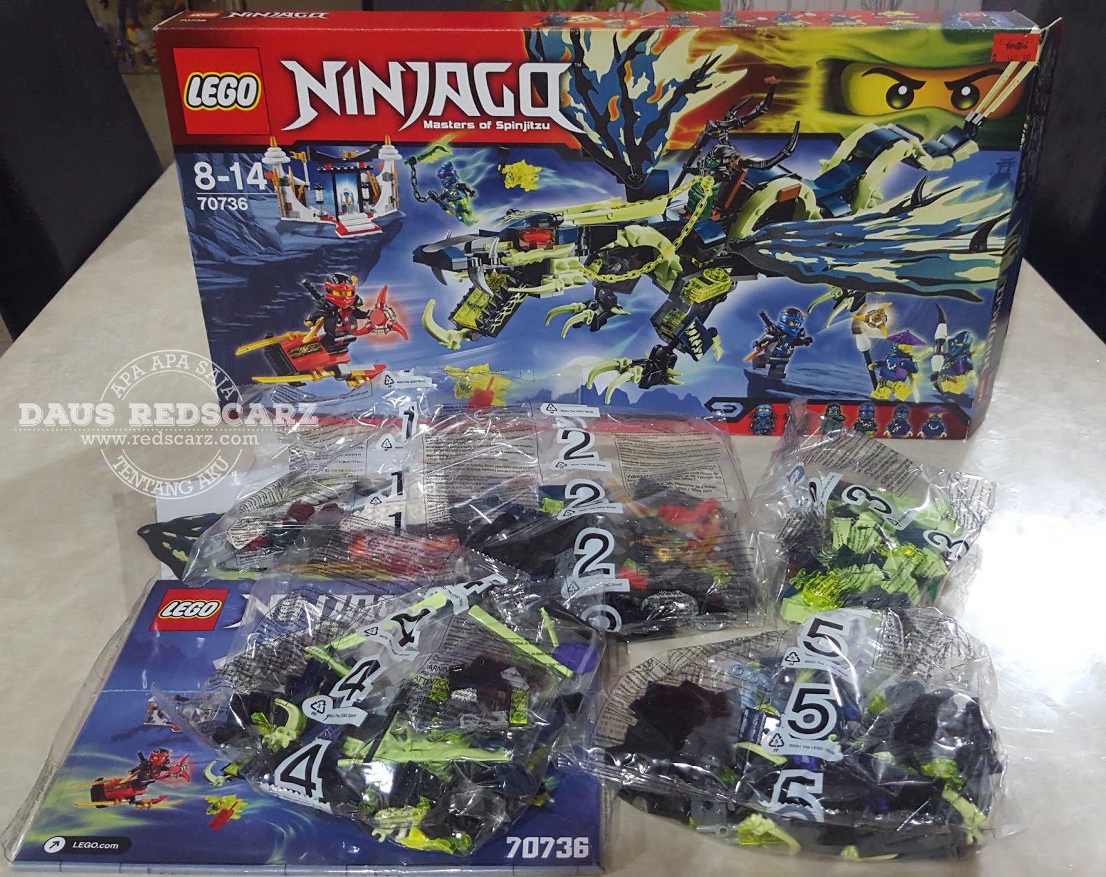 DAUS REDSCARZ: Attack of the Morro Dragon | Lego Ninjago Set
