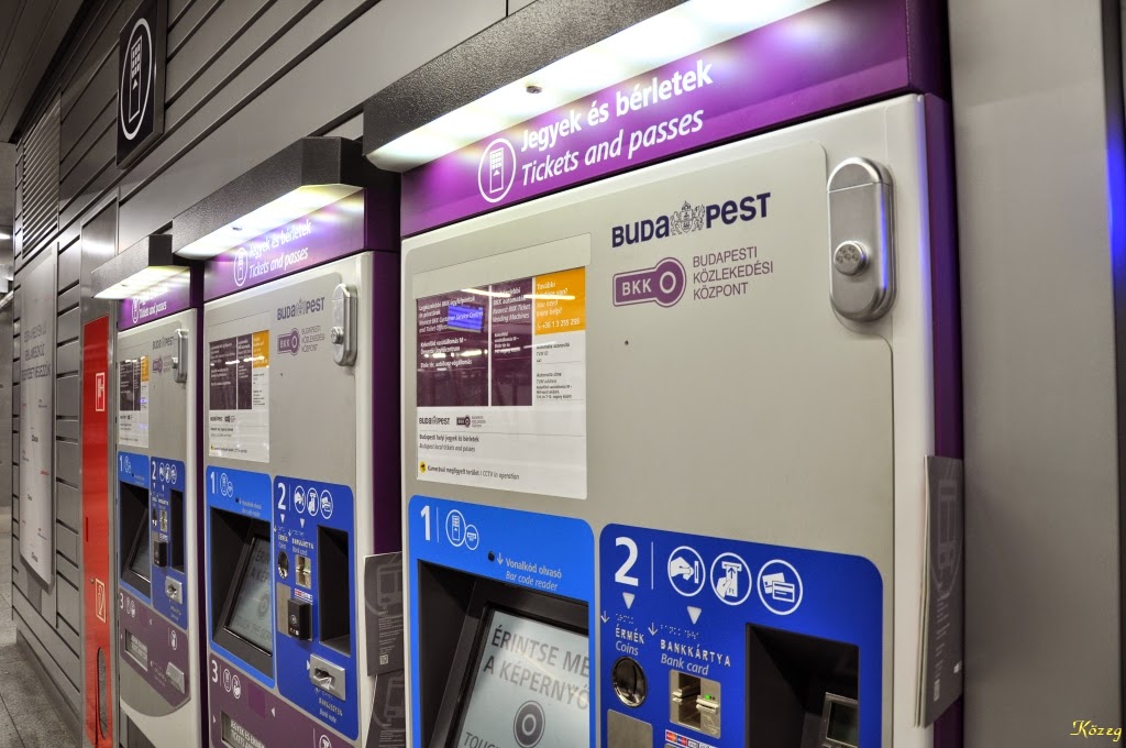 Közeg, úton-útfélen: Jegyautomata teszt: BKK