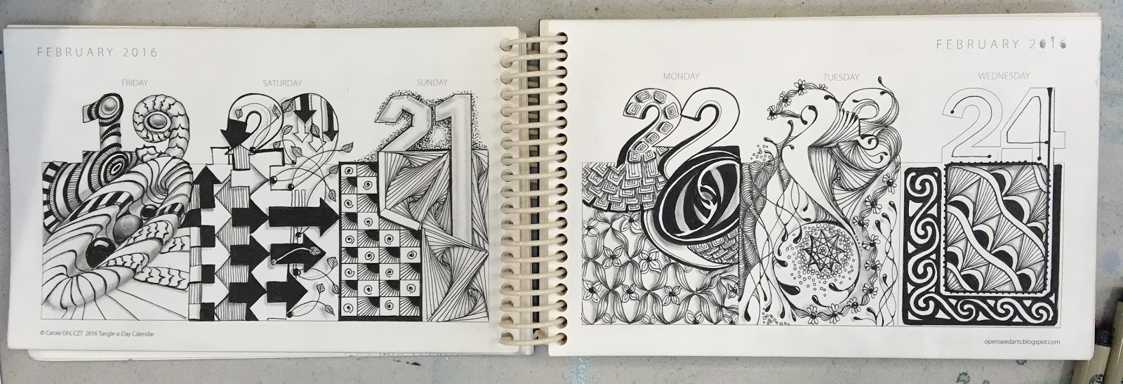 Art Room Blog: New Advanced Zentangle Class...