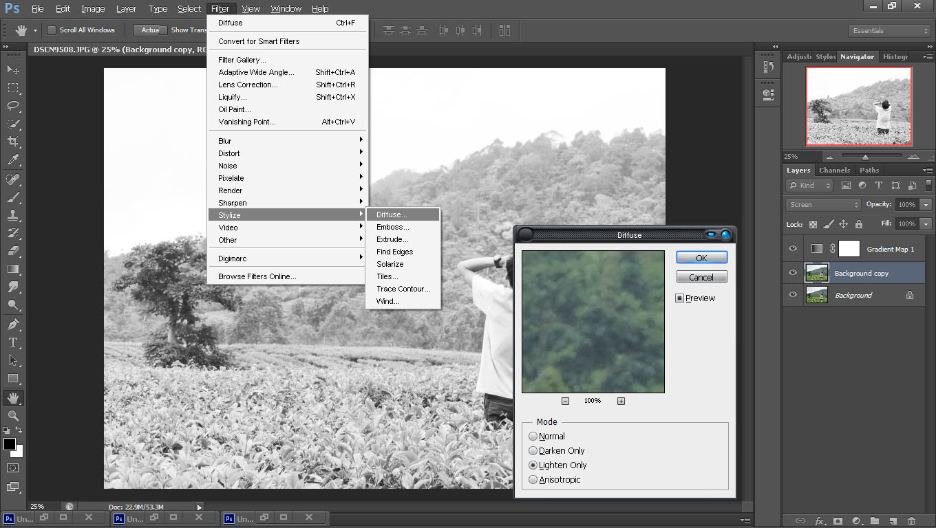 Cara Membuat Efek Salju Dengan Photoshop | Fojo Design - Fojo Design