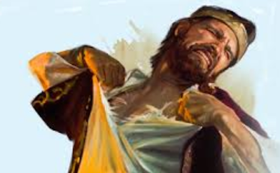 TEARING OF ONE'S CLOTHES