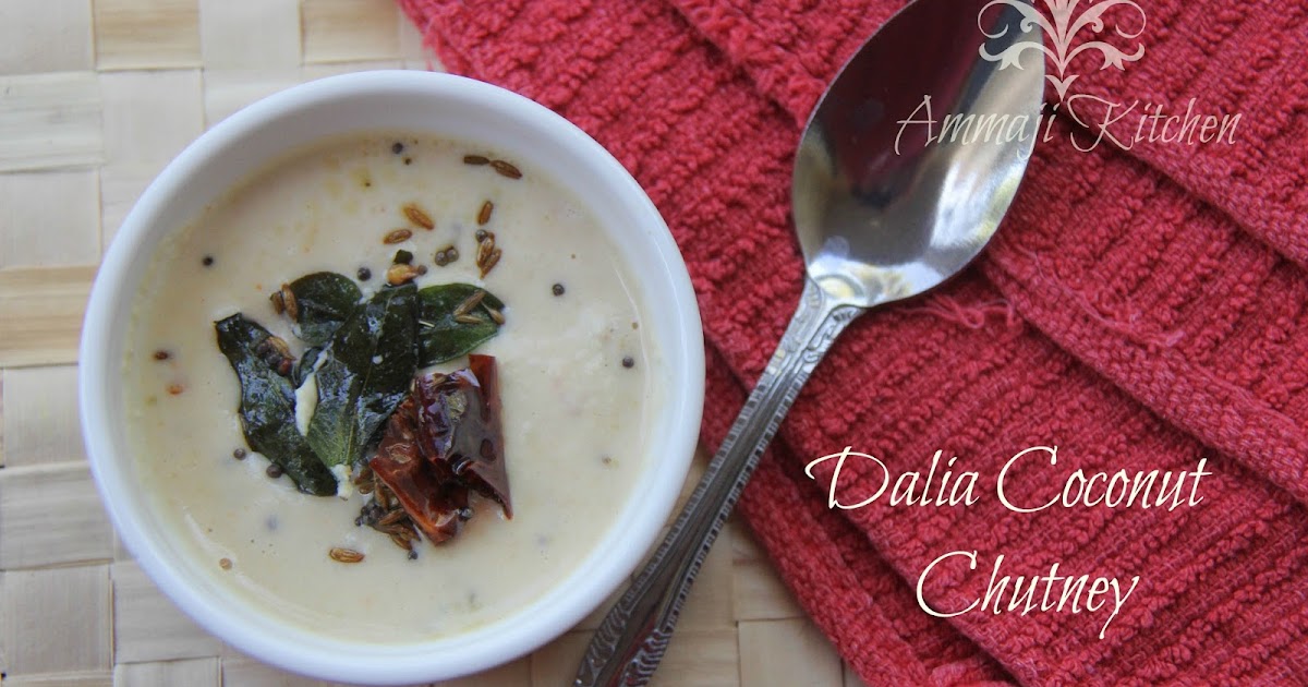 Dalia Coconut Chutney | Fried Gram Dal Chutney | Putnala Pappu Pachadi ...