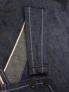 vintage workwear: 1920's Era BLUE DEVIL Double Knee Overalls w ...