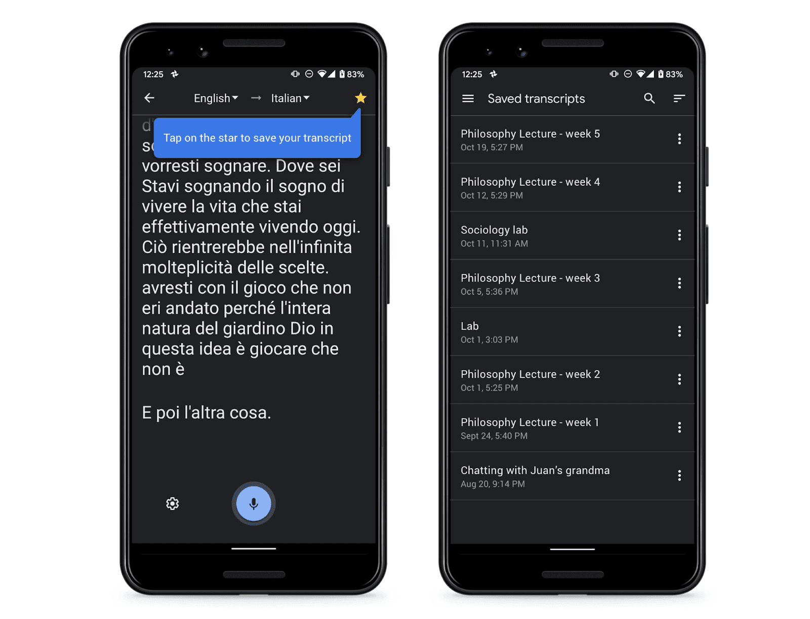 New Google Translate Update Will Let You Save Real Time Transcripts