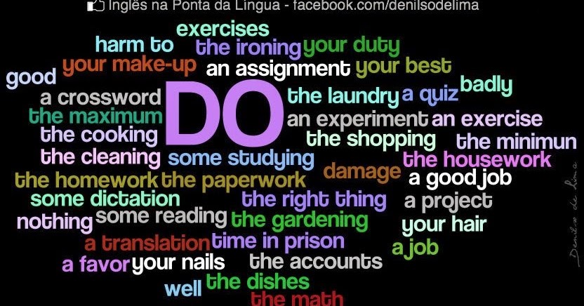 Learning English - by Danni: Collocation use with DO, MAKE, GET, HAVE ...