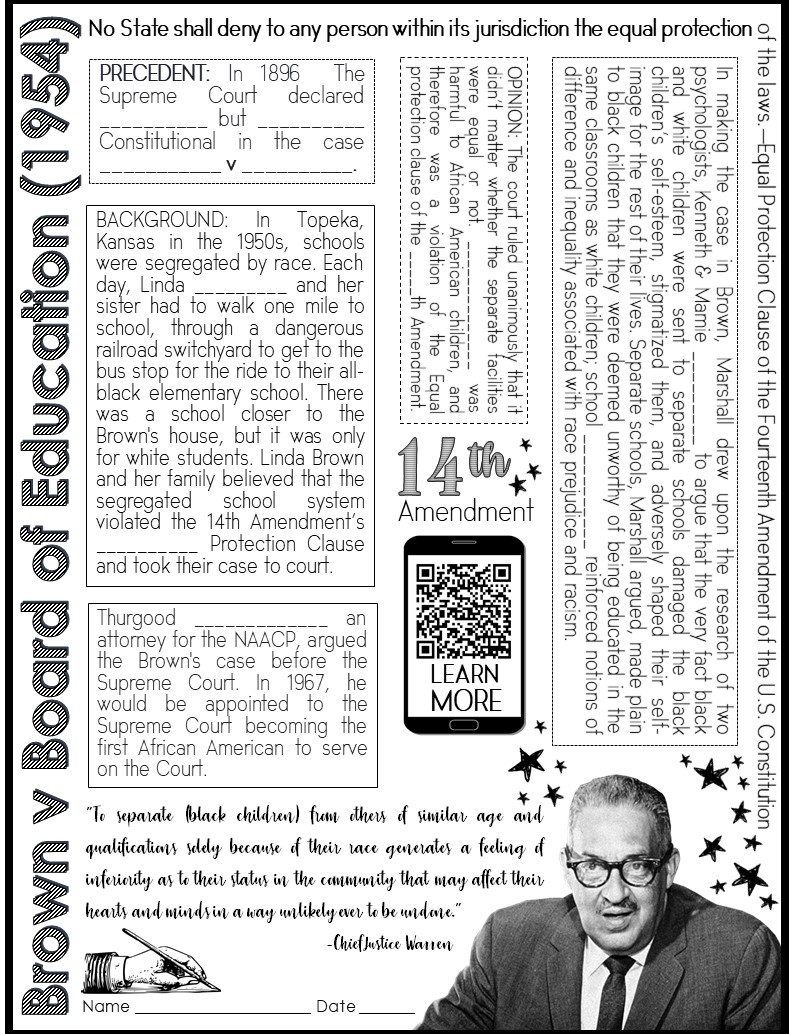 Civil Rights Movement Guided and Interactive Notes