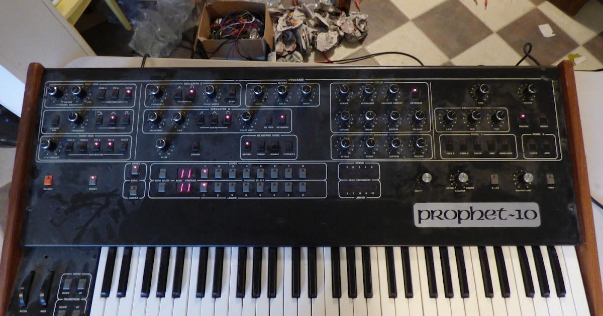 MATRIXSYNTH: Single Keyboard Sequential Circuits Prophet 10