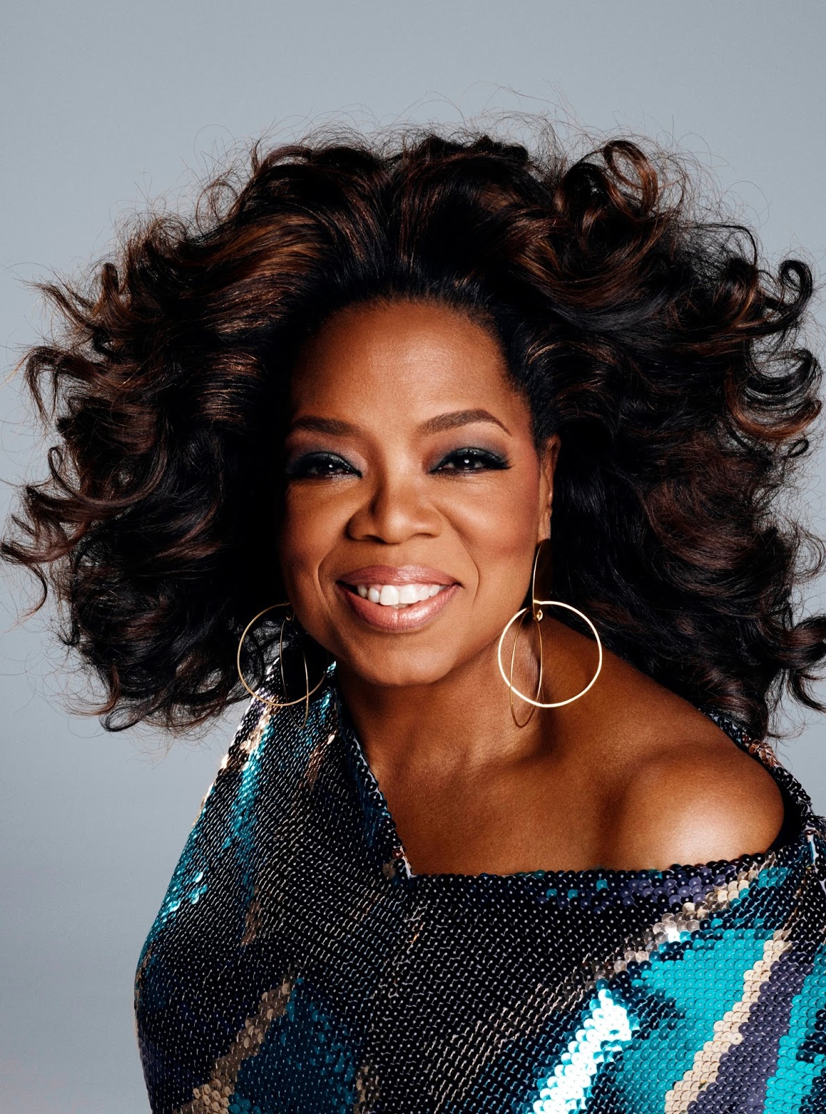 Oprah Winfrey in InStyle US March 2018 by Phil Poynter