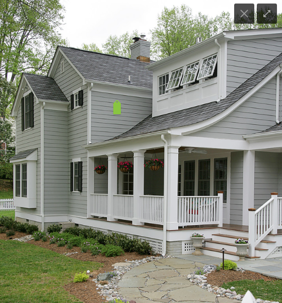 Renovation at 7603: Exterior Paint Colors