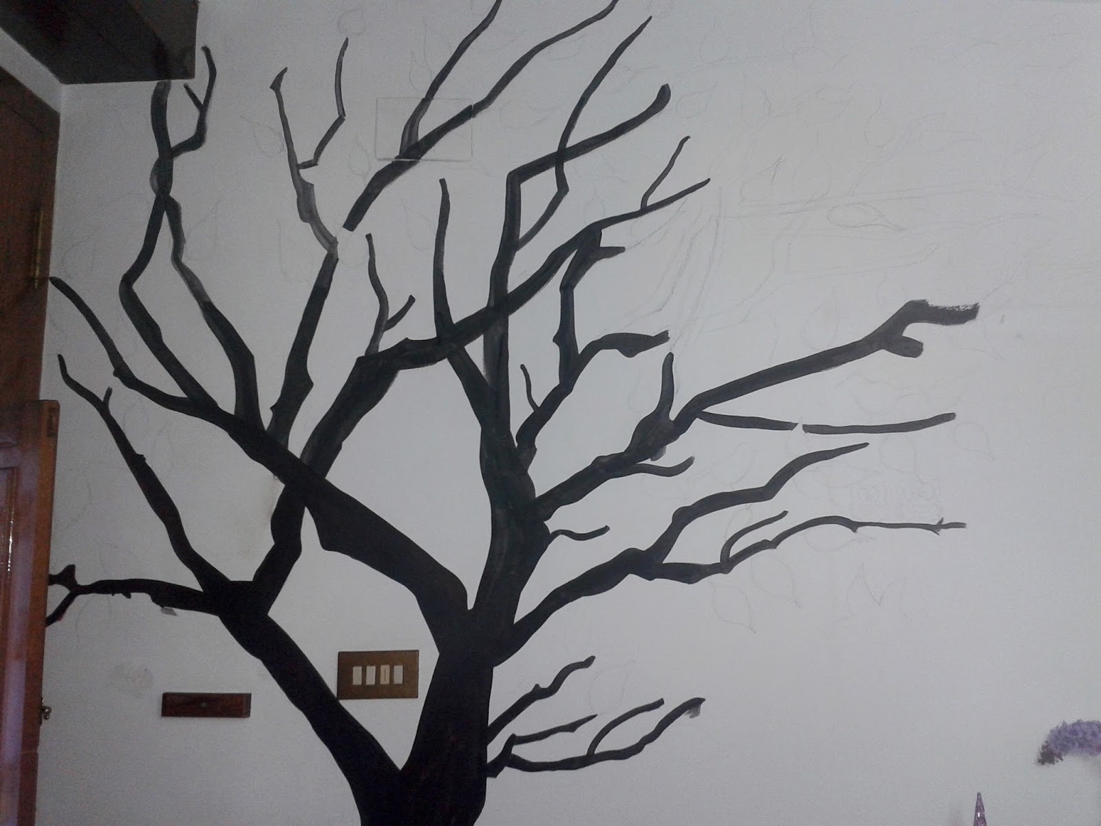 DIY. Mural "Árbol con hojas". | Geno. Diseño+Arte