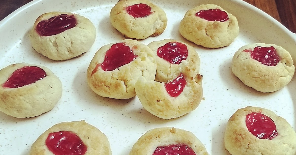 Jam filled Butter Cookies