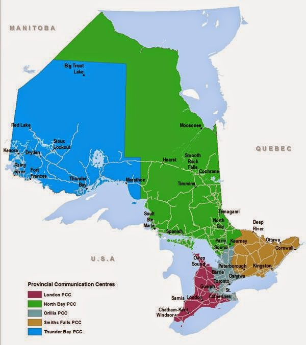 Cottage Country Reflections: OPP in Ontario - freezing rain warning