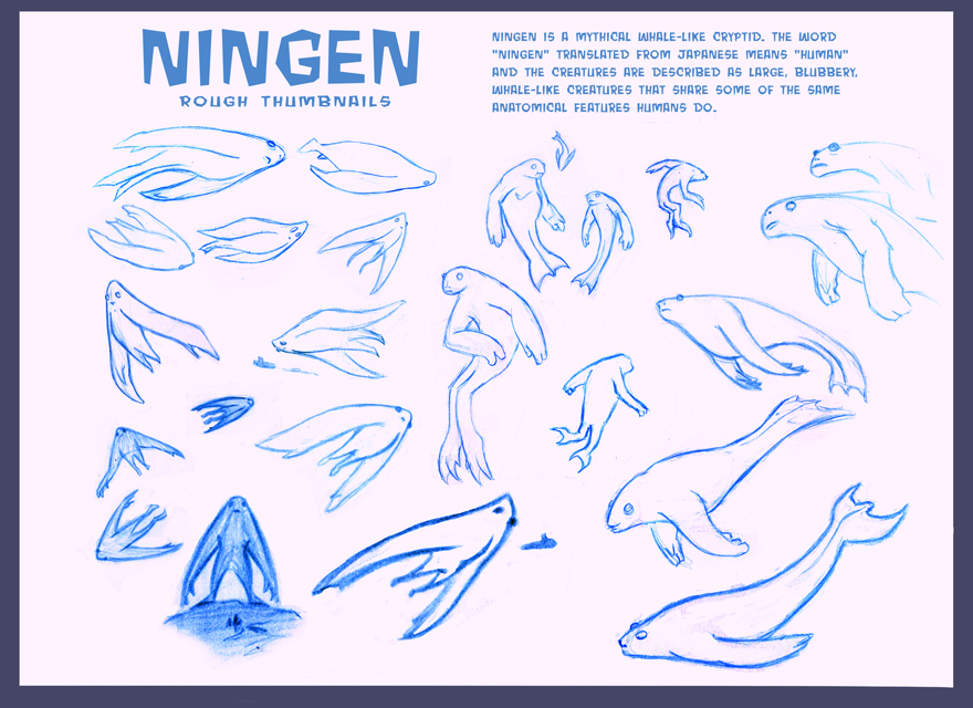 A Disassociation of Ideas: Ningen- Rough Thumbnails