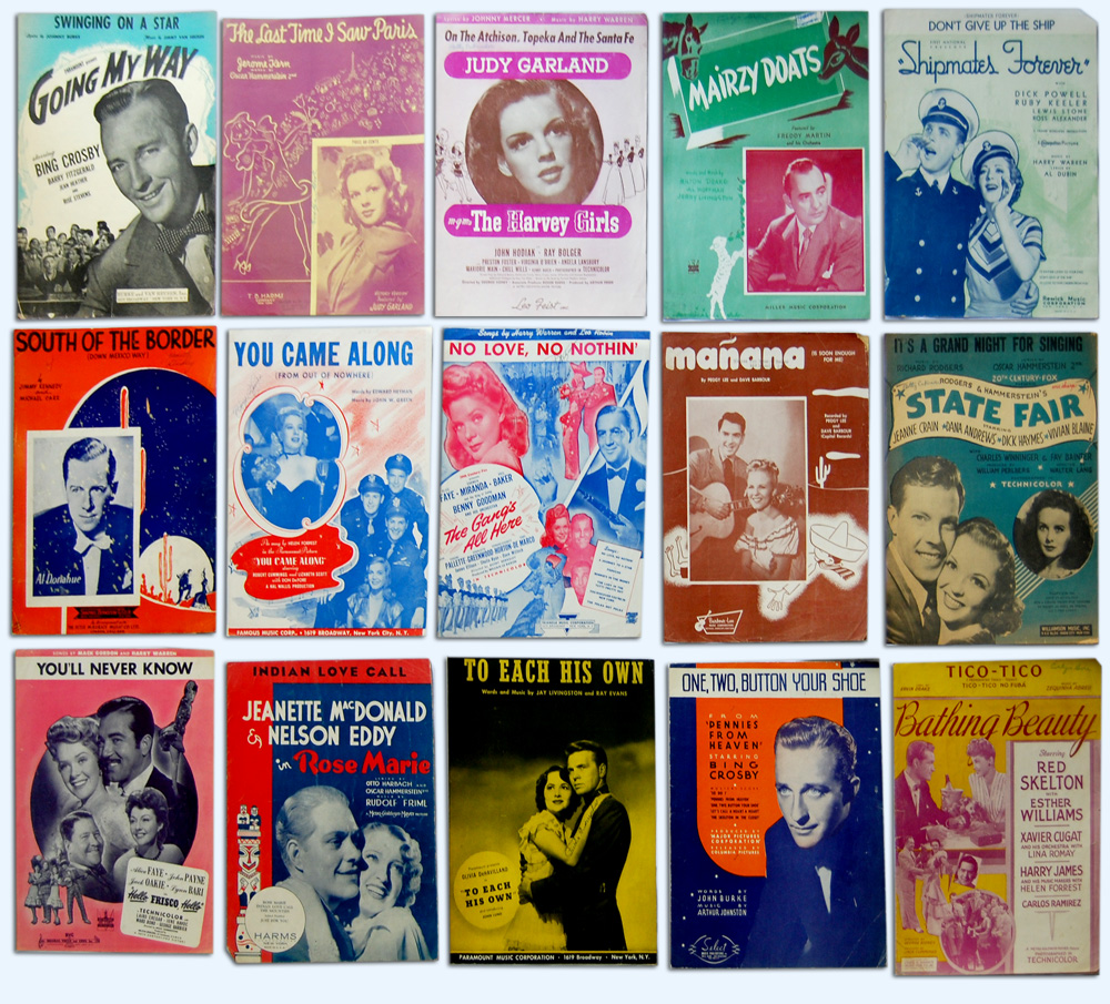 The Copycat Collector: COLLECTION #62: Classic Sheet Music