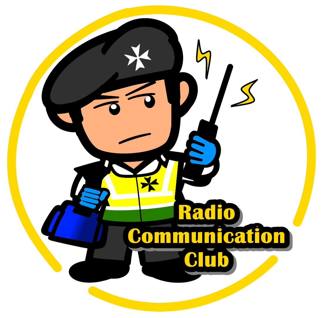 马来西亚，直辖区，圣约翰救护机构，华文组联合委员会 （正式官方网站）: SJAM WP, Radio Communication Club logo