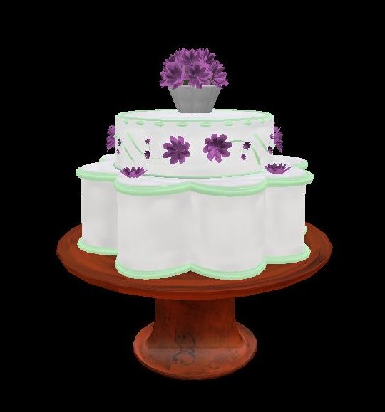 ArsVivendi: Purple Flower Cake