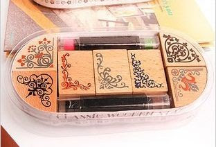 gracias valle craft shop : DIY Zakka: Vintage Corner Vector Design Stamp