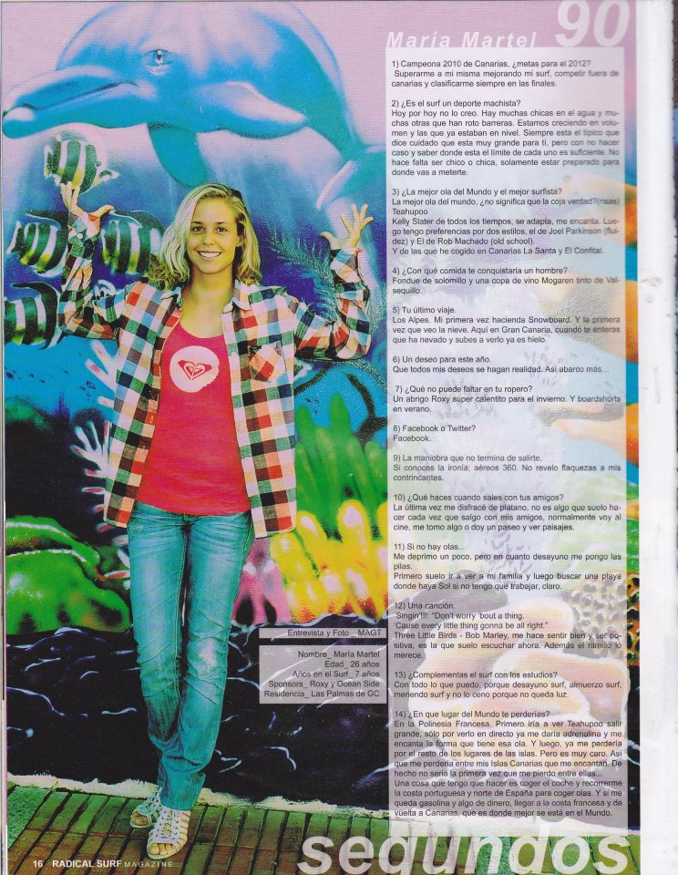 María Martel: 90 segundos con Maria Martel