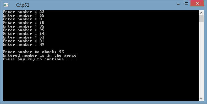 Check If The Number Is In The Array Or Not C C And Assembly check-if-the-number-is-in-the-array-or-not-c-c-and-assembly