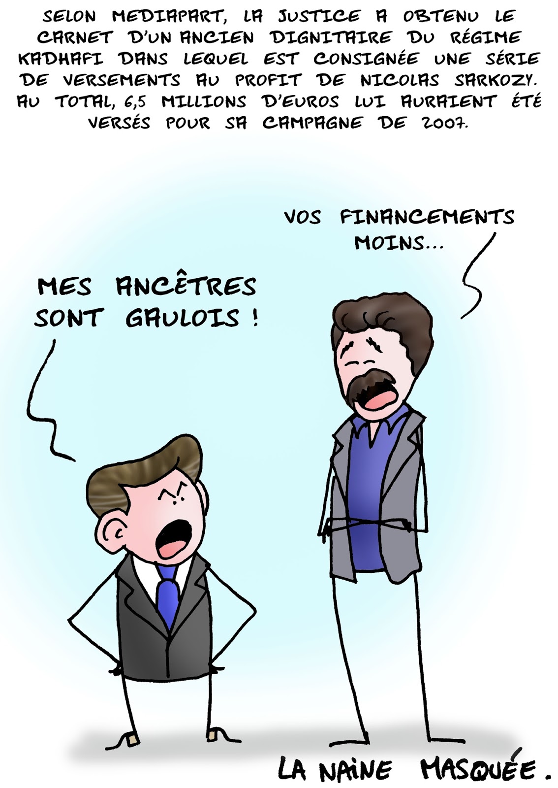 le petit dessin du jour: Ironie.