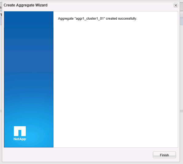 Netapp Library: Create a New Aggregate on Cluster Node