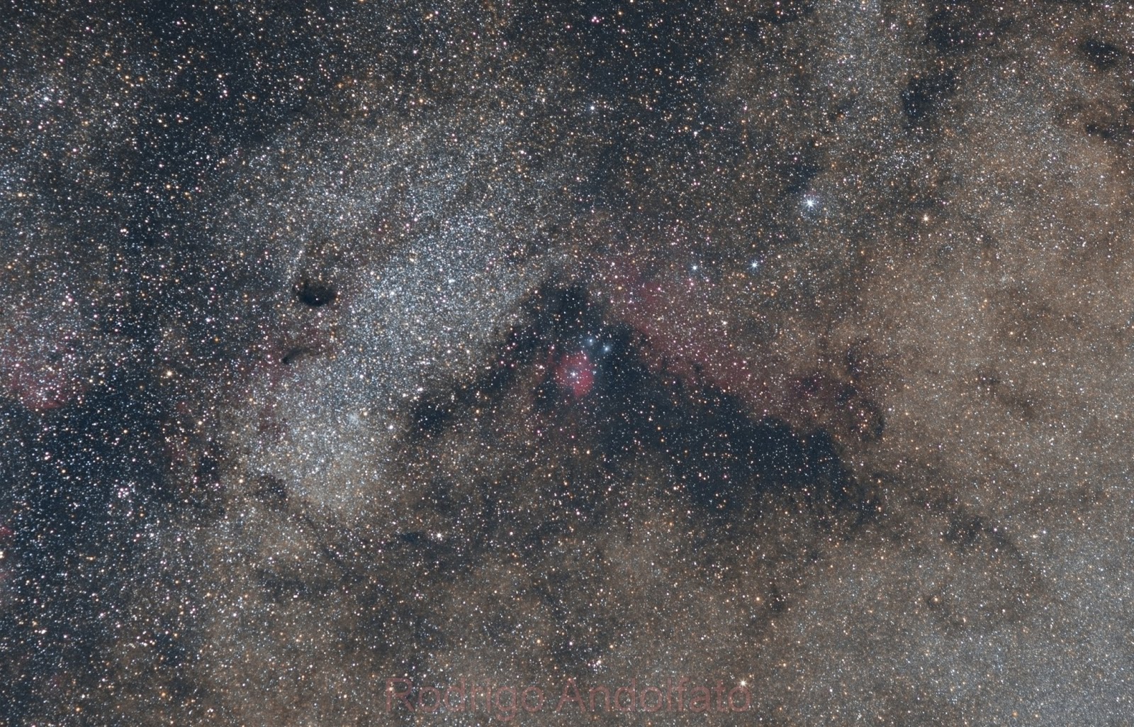 Blog do Andolfato: Nuvem Estelar M24 e IC1284