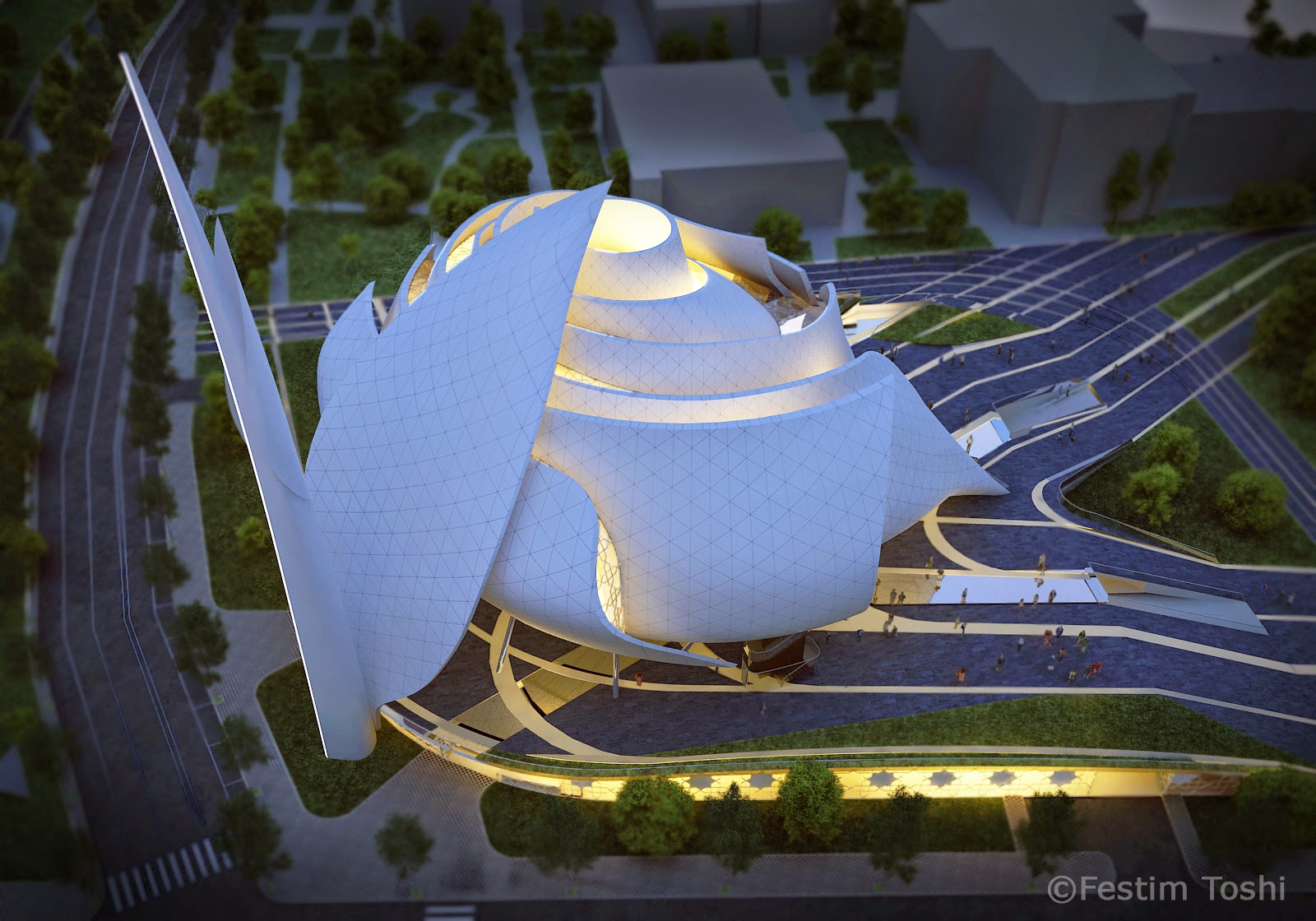 ARCFLY: The White Rose - New Mosque of Tirana | Festim Toshi, ARCFLY