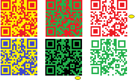 Stuff that occurs to me: Fun with QR codes - what colours can you print ...
