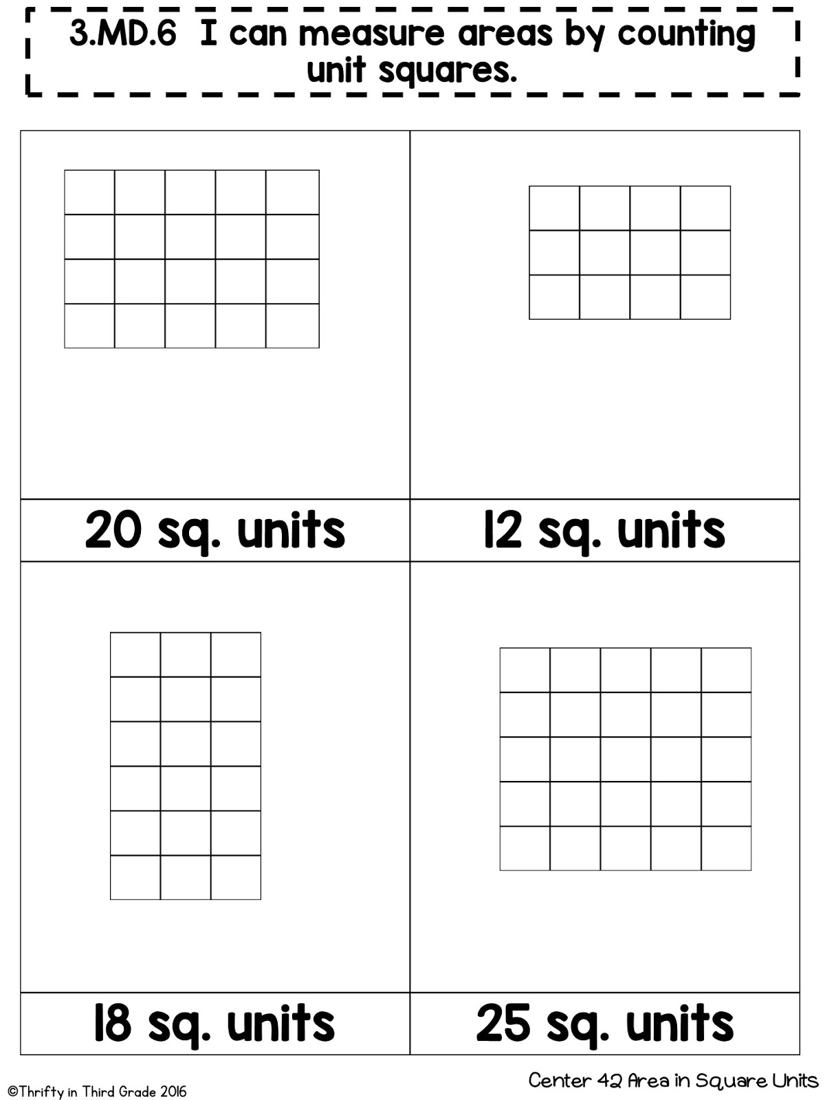 Third Grade Math Centers | Thrifty in Third Grade