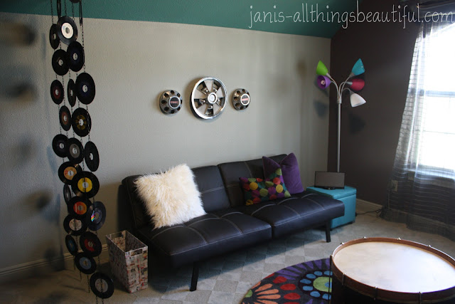 All Things Beautiful: Groovy Pool Room {Danceoff}