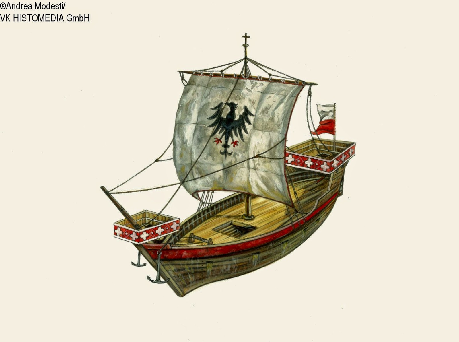 Andrea Modesti Art and Illustration: Medieval Ships