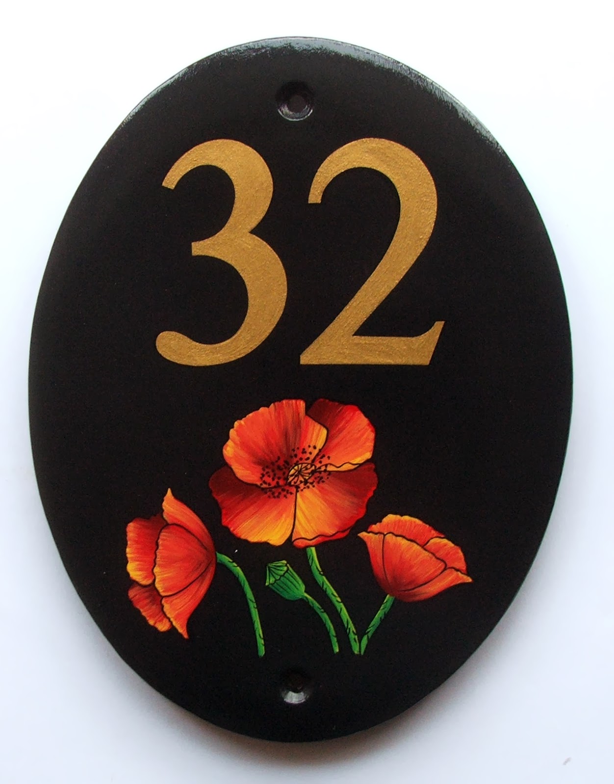 Hand Painted House Signs by Ceramic Art: Hand Painted Ceramic House ...