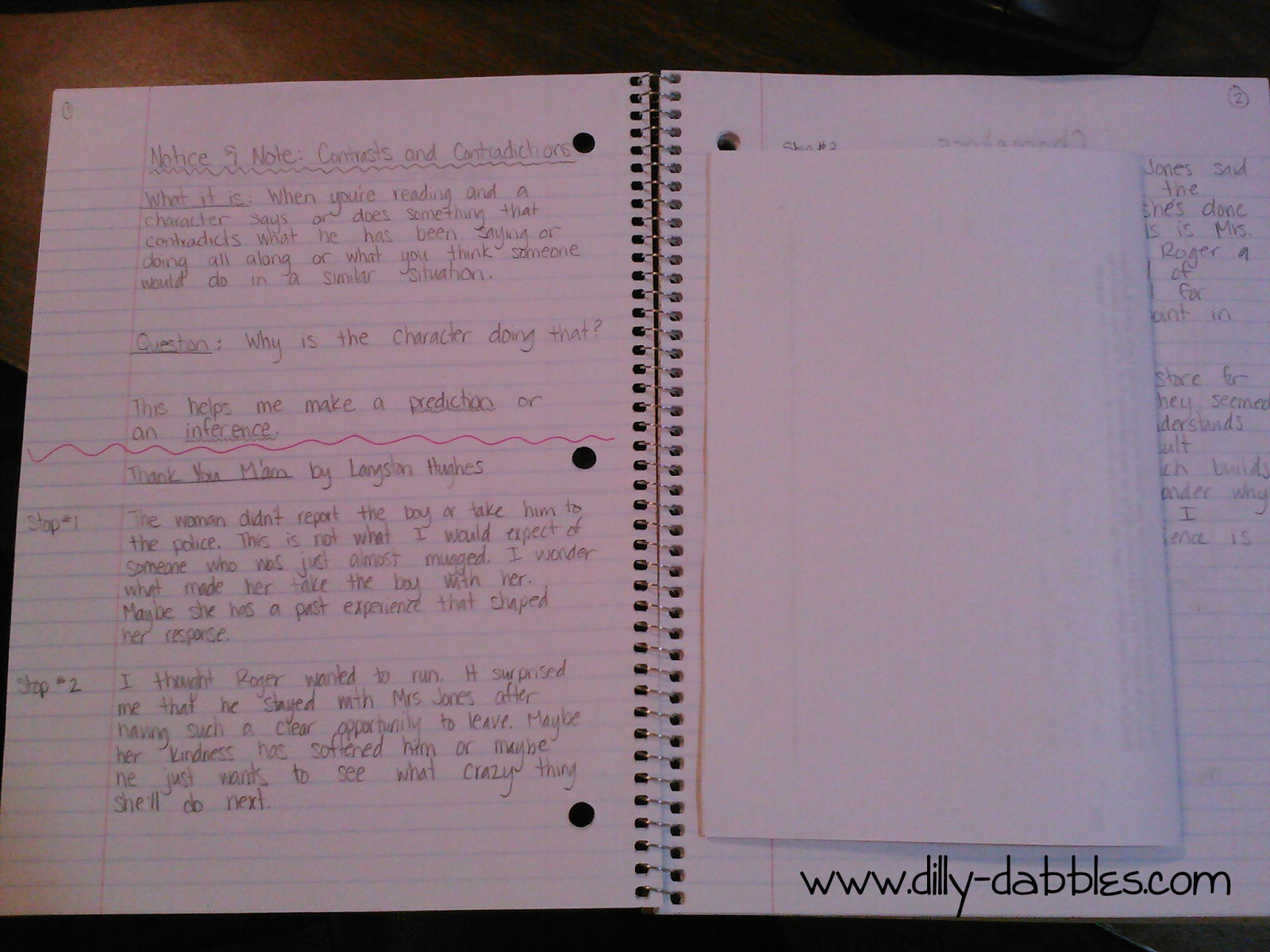 DillyDabbles: Notice and Note Post 10: Contrasts and Contradictions