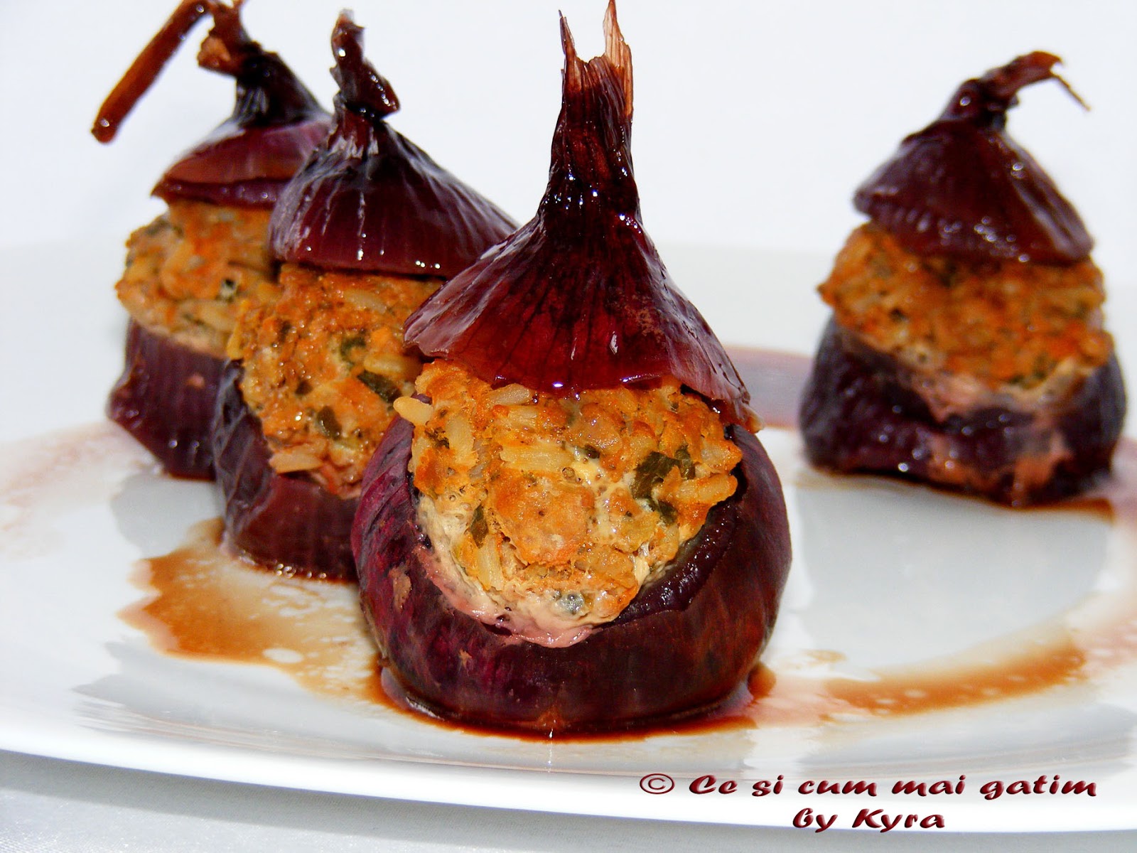 Ce si cum mai gatim: Ceapa umpluta cu carne