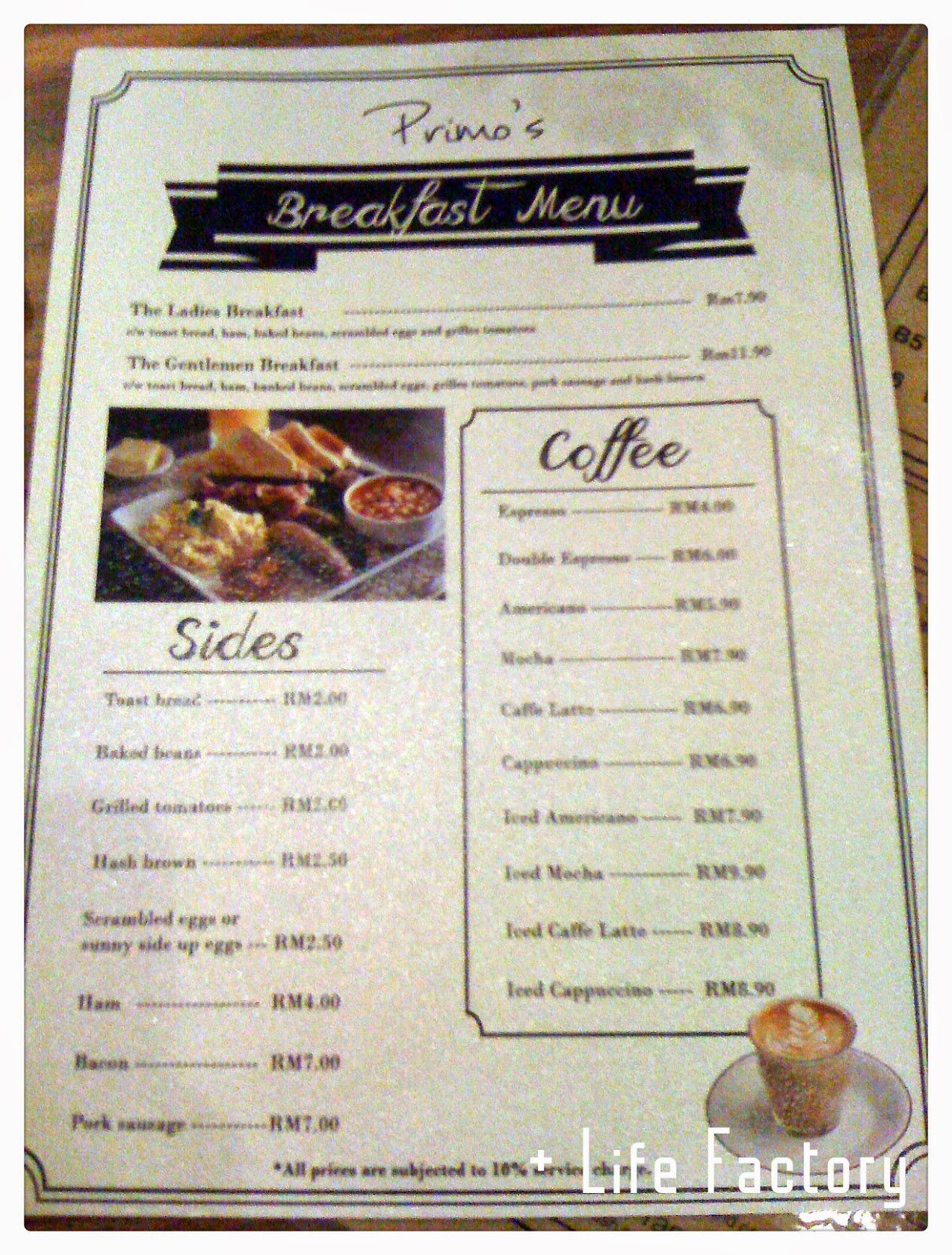 Positive Life Factory: [Food] Primo's @ Mahkota Cheras