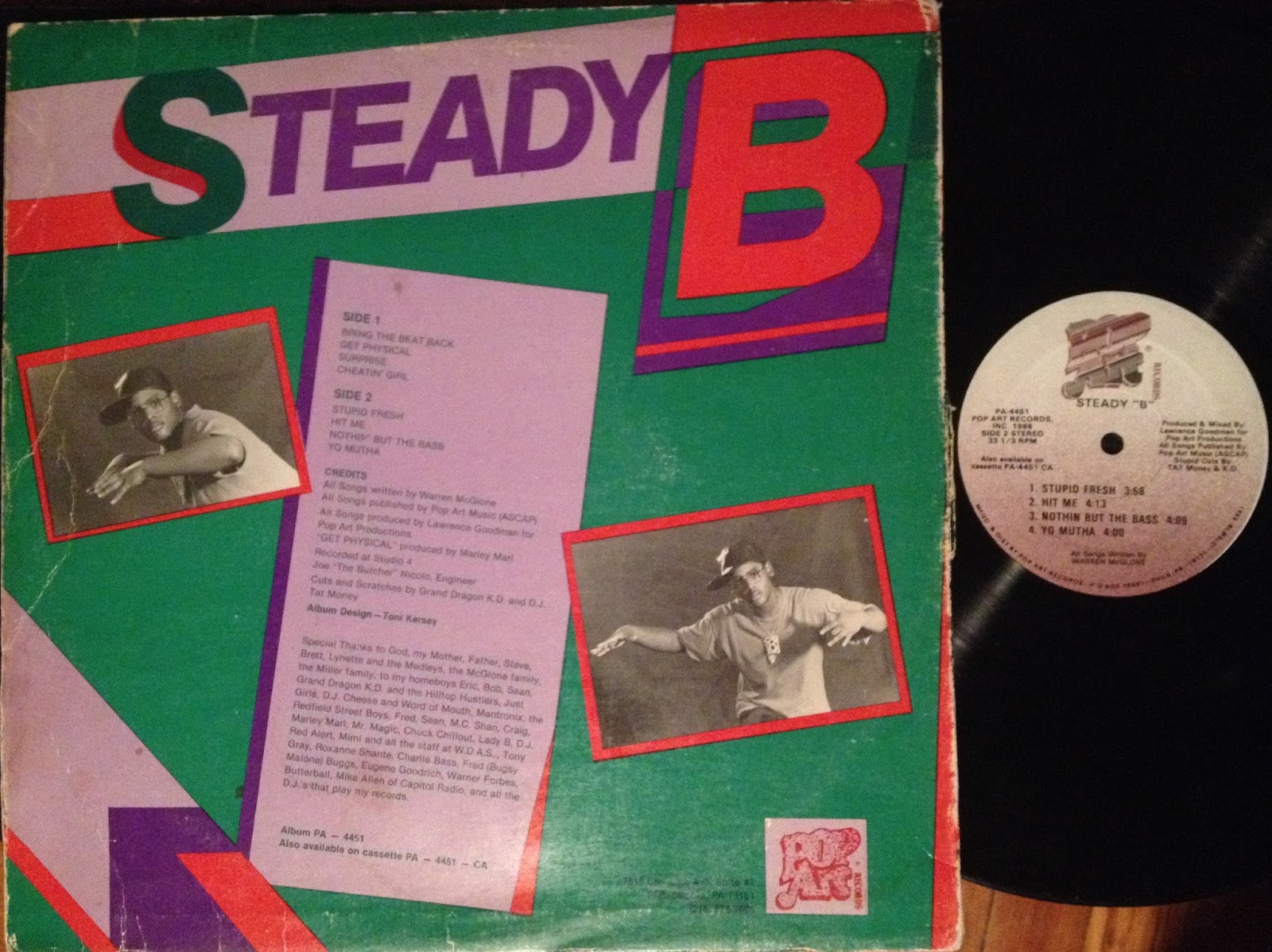 Thrift Store Music: Steady B - s/t