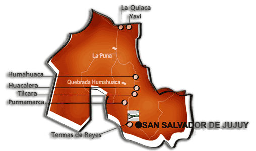 Escuela Primaria: Mapas de Jujuy Ubicación de Tilcara, en la Quebrada ...