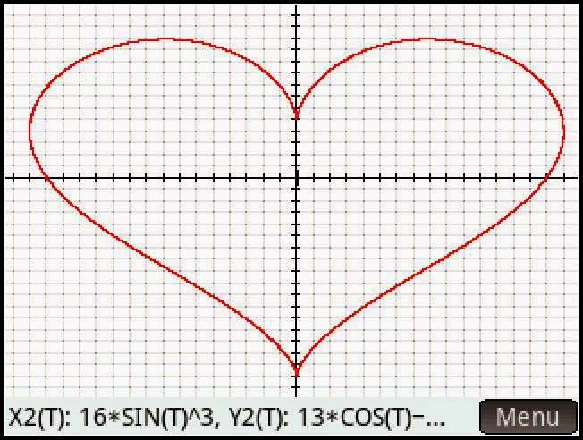 Eddie's Math and Calculator Blog: Heart Curve: Happy Valentines Day!
