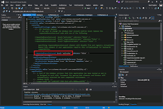 Journal of a Noob Programmer: Run Program as Administrator programmatically