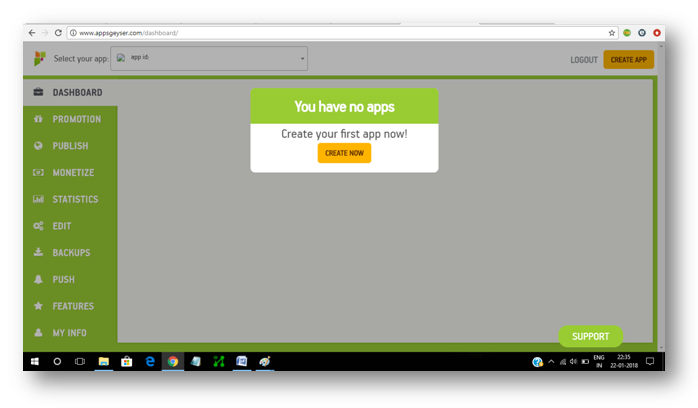 Make mobile app free without coding - Technology Pathshala