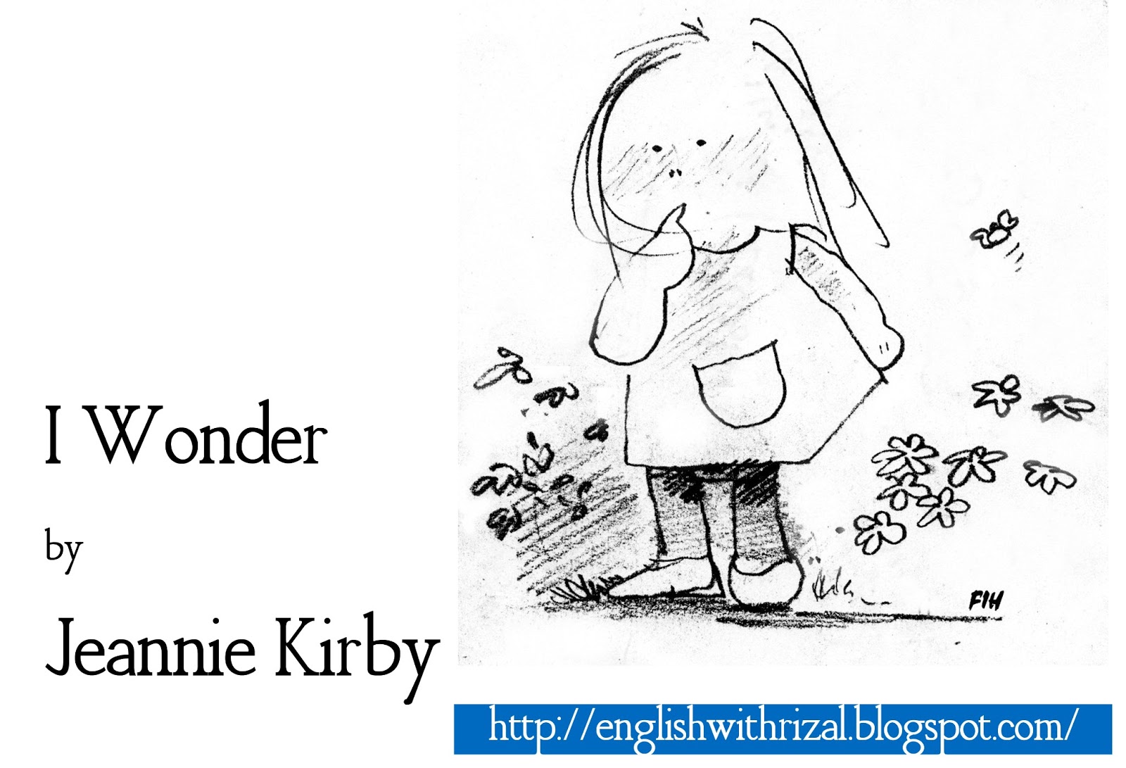 English With Rizal: Lesson Plan: Teaching 'I Wonder' by Jeannie Kirby