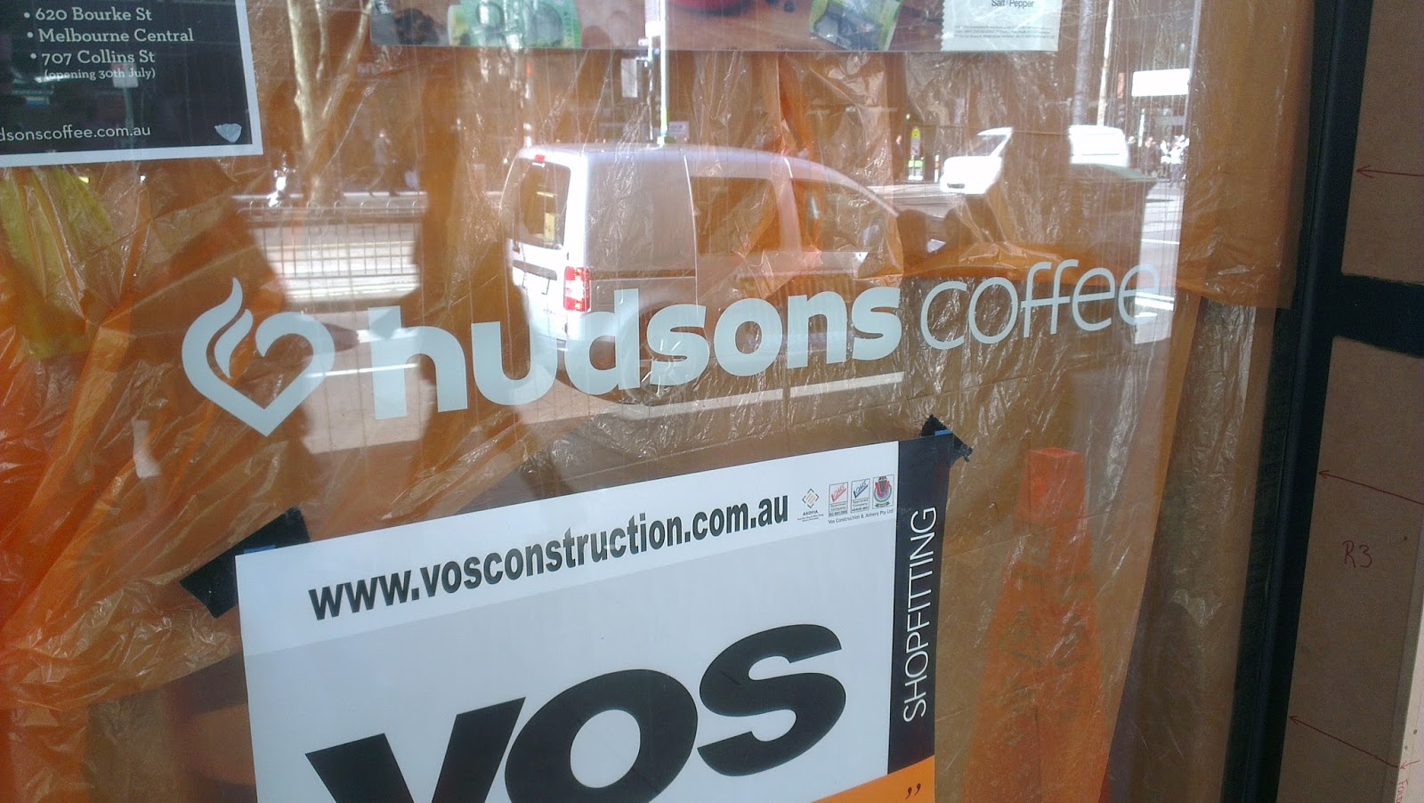 Hudsons Coffee – Elizabeth Street, Melbourne | MSC Signs