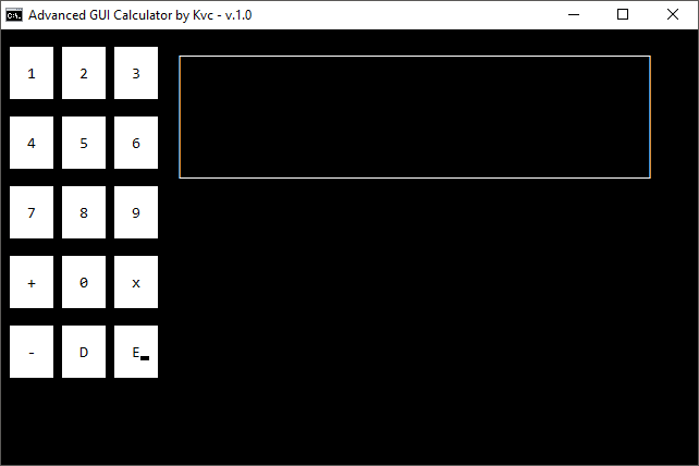 Make Simple - But, Advanced GUI Calculator with Clickable Buttons with ...