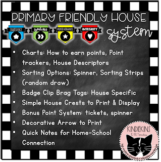 House System for the Primary Classroom