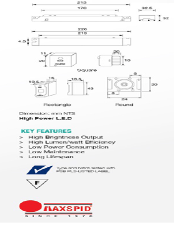 Maxspid Slimline Type UFO/NM (Emergency Exit Lights) | EMERGENCY ...