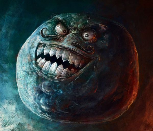 Viralmente: Rage Face Paintings.