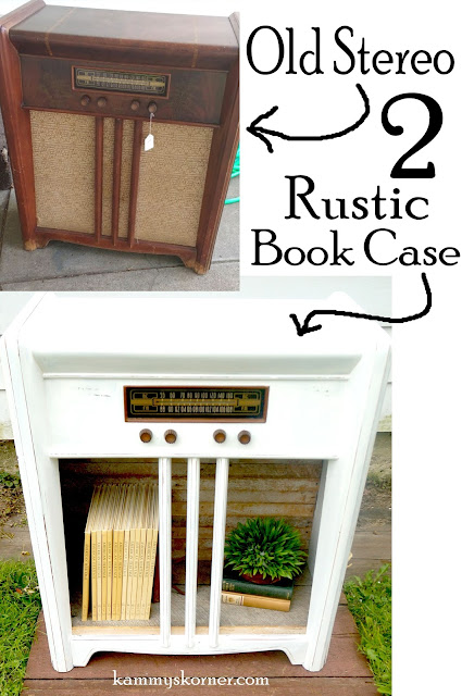 Kammy's Korner: Vintage Stereo Repurposed