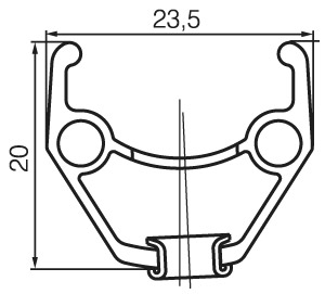 FCM: Llanta Mavic Modelo XM-117 Solo Disco 32H Uso Mtb Xc