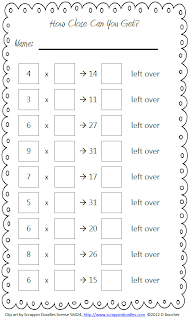Classroom Freebies Too: Connecting Division to Multiplication